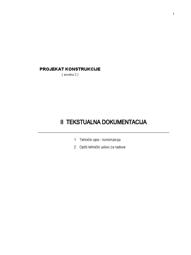4.tehnicki Opis | PDF