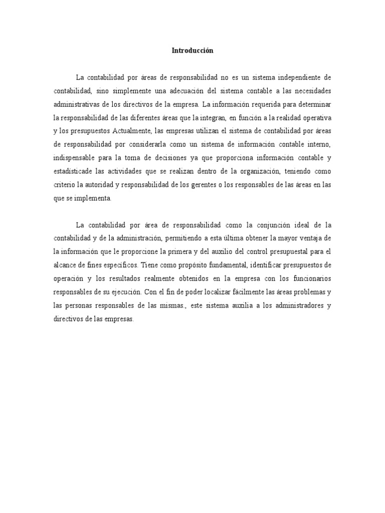 Contabilidad Por Niveles de Responsabilidad | Descargar gratis PDF ...