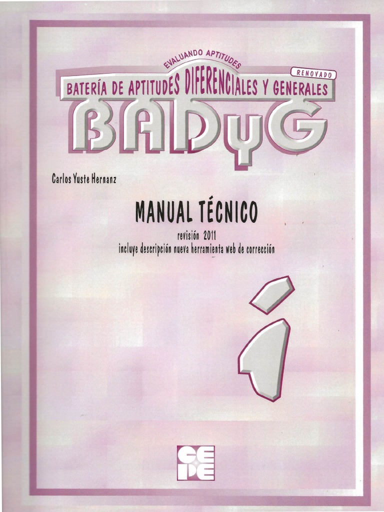 Badyg Infantil (Instrucciones) | PDF