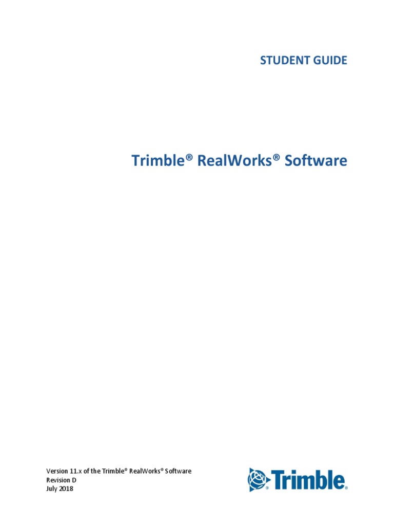Guia RealWorks Trimble | PDF | Window (Computing) | 3 D Computer Graphics