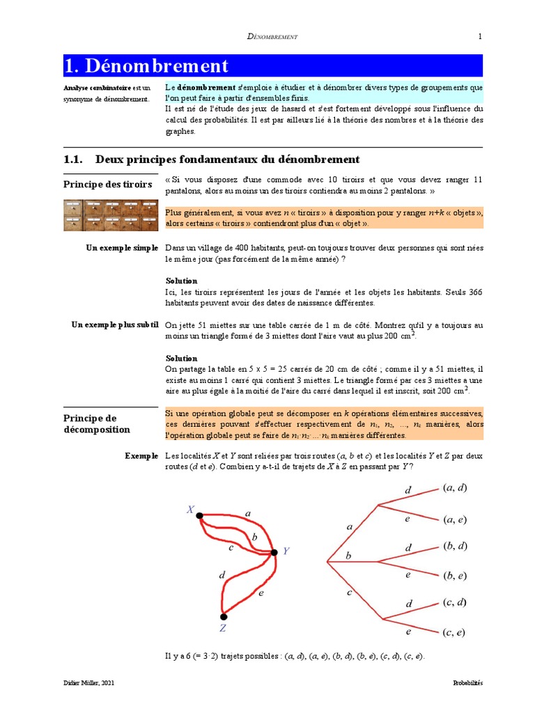 PROBA1 | Download Free PDF | Permutation | Mathématiques