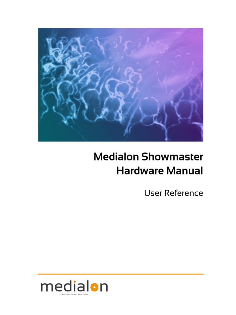 M569 1 Medialon Showmaster Hardware Manual | PDF | Usb | Electrical ...