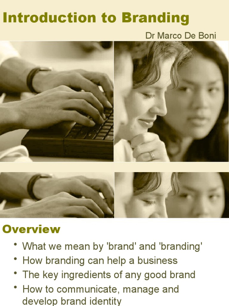 Introduction To Branding: DR Marco de Boni | PDF | Brand | Coca Cola