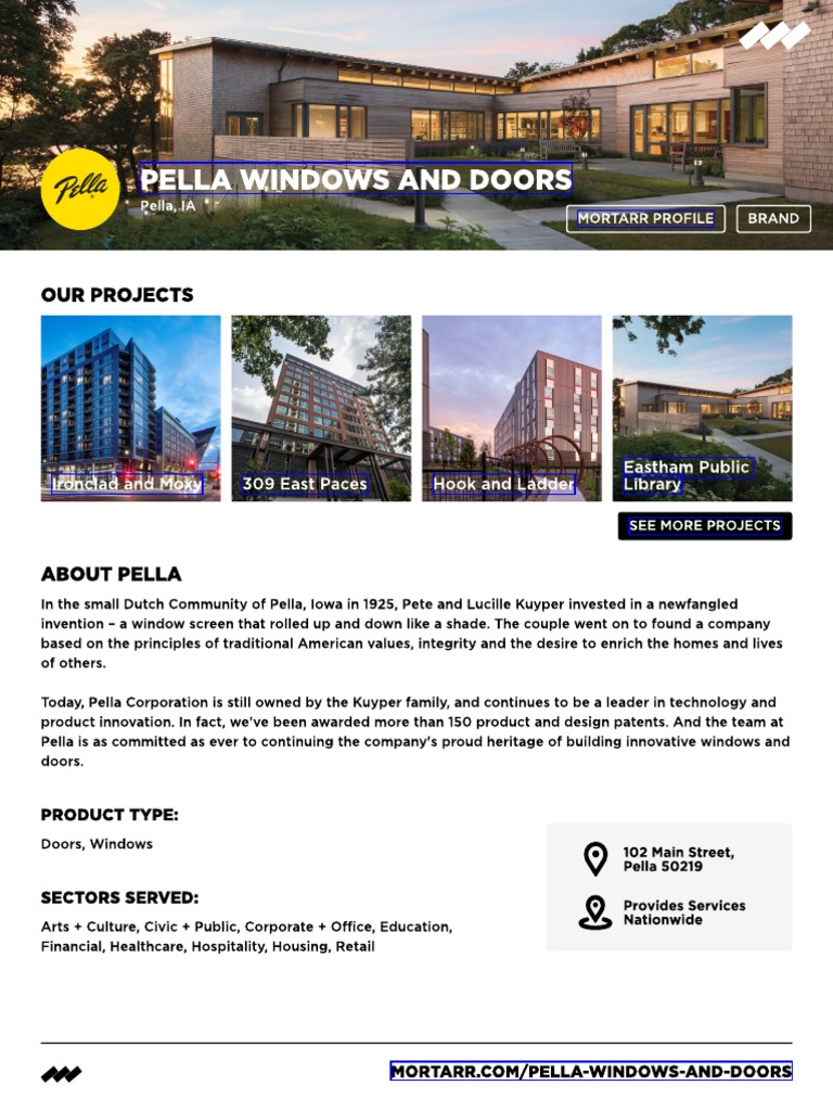 Mortarr - Brand - Pella | PDF | Home & Garden