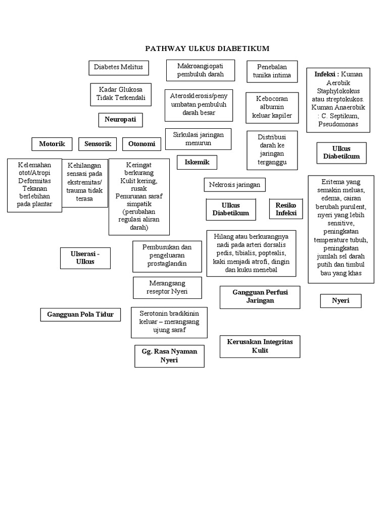Patofisiologi Ulkus Diabetik | PDF