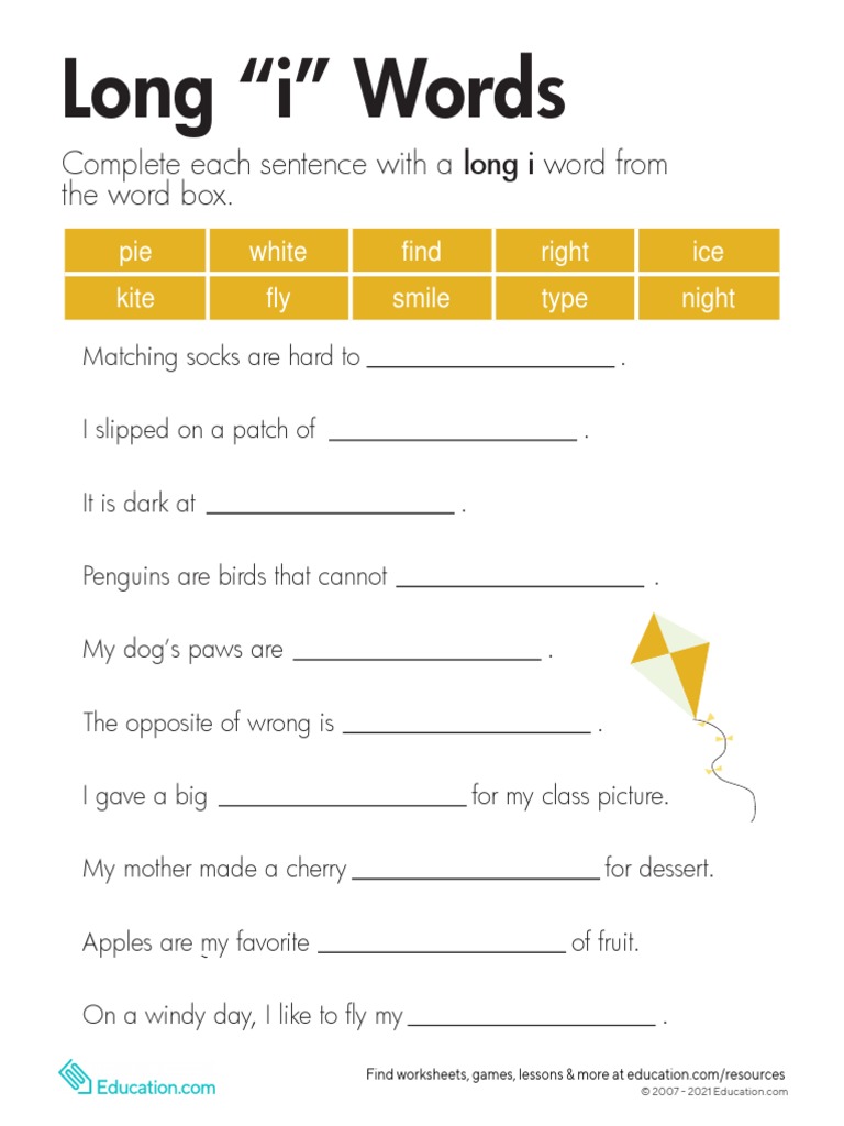 Finish Sentence Long I Second | PDF