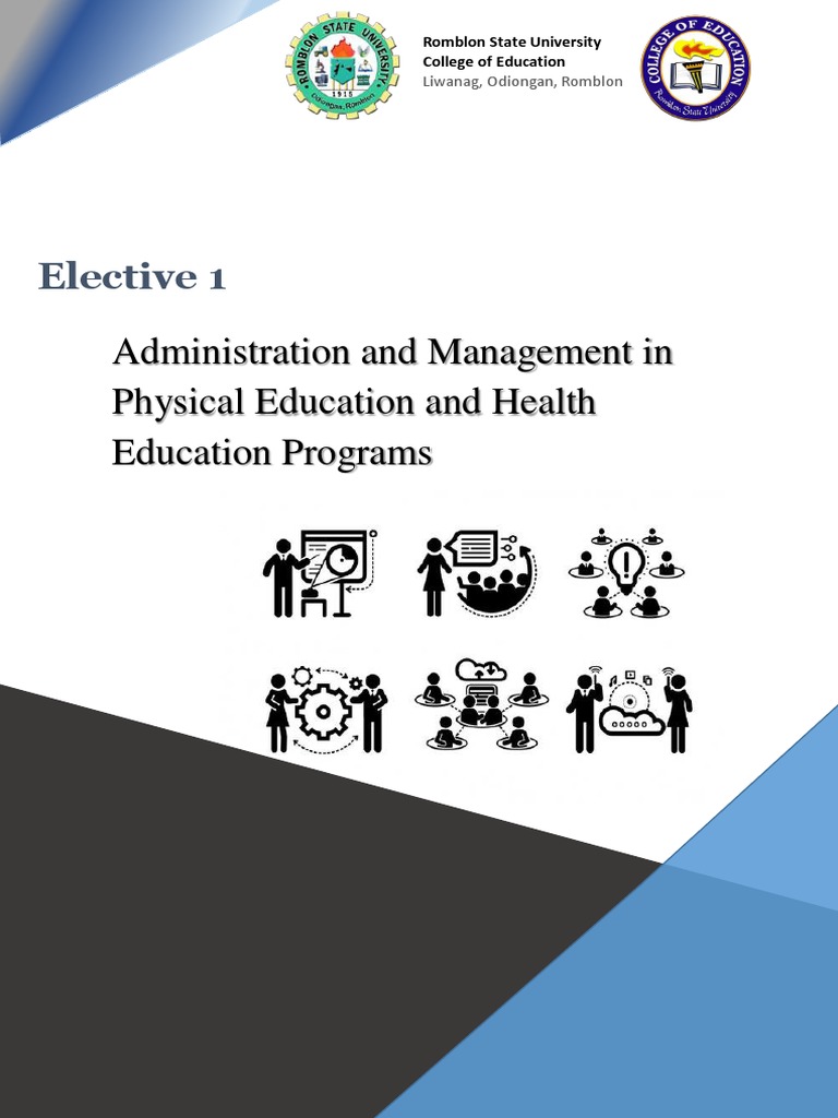 Module 1 - Administration and Management in PE and Health | PDF ...