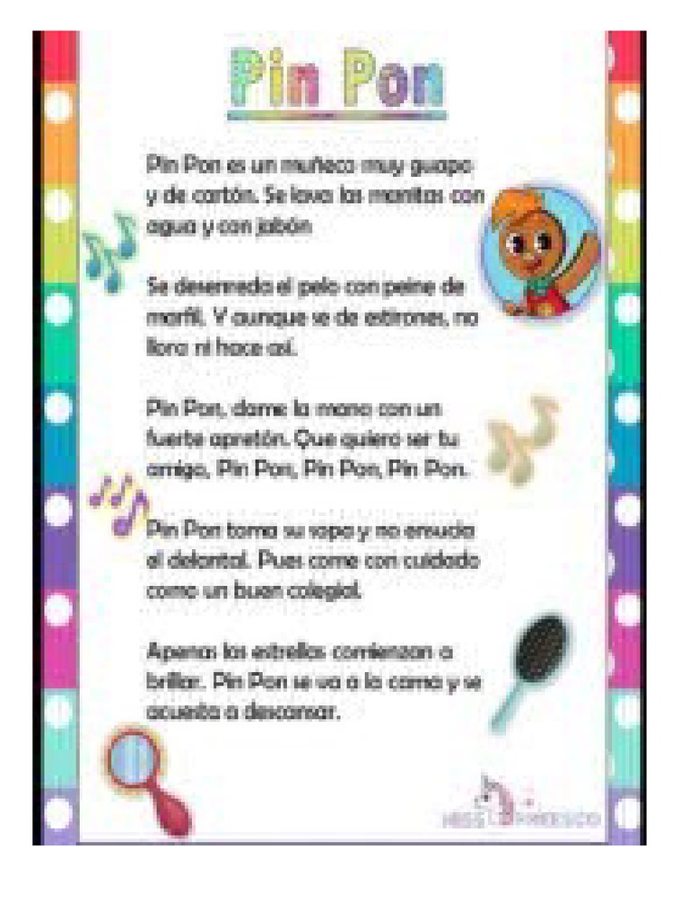 Cancion de Pin Pon | PDF