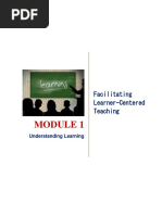 Unit One - Learner-Centered Teaching - Foundations and Characteristics | PDF | Learning | Teachers