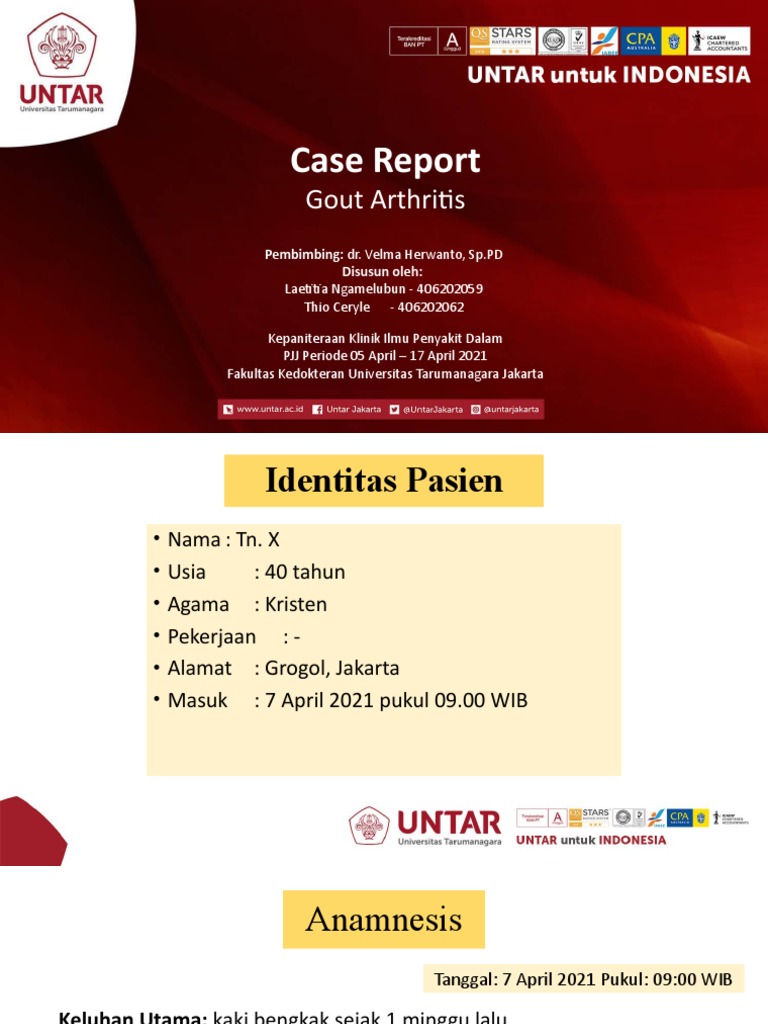 Case Report Gout | PDF