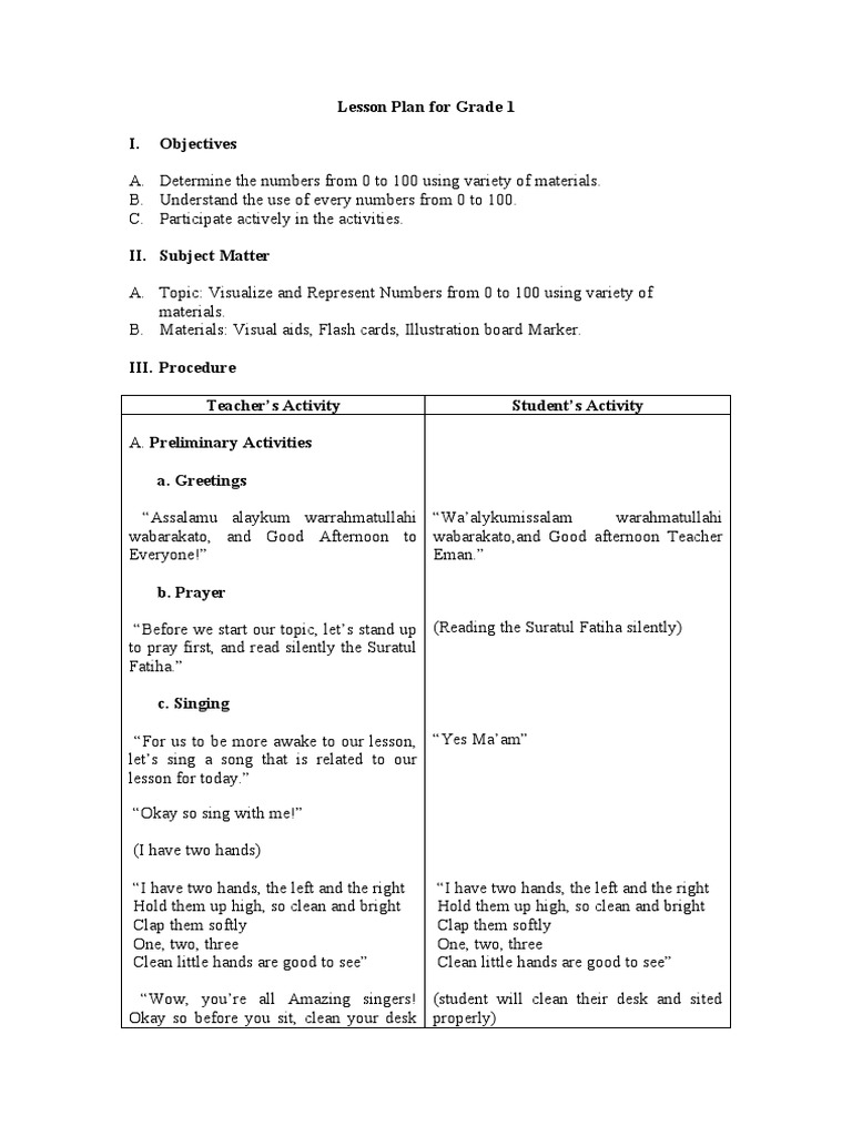 lesson-plan-for-grade-1-i-objectives-pdf-learning-applied-psychology