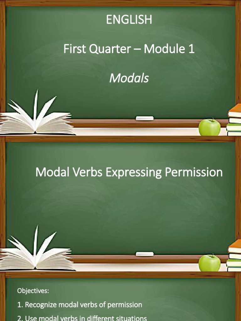 Modals of Permission in English | PDF | Verb | Human Communication