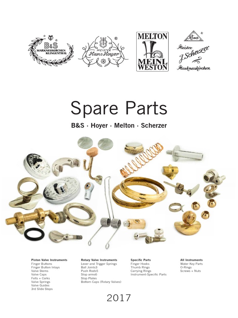 Spares Bs MW Js HH v2 | PDF | Brass Instruments | Tuba