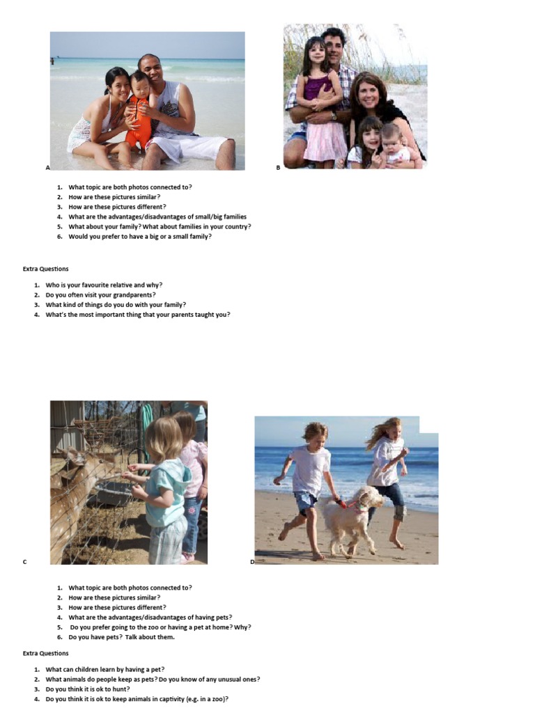 Speakingpractice - Describing Pictures | PDF | Wellness