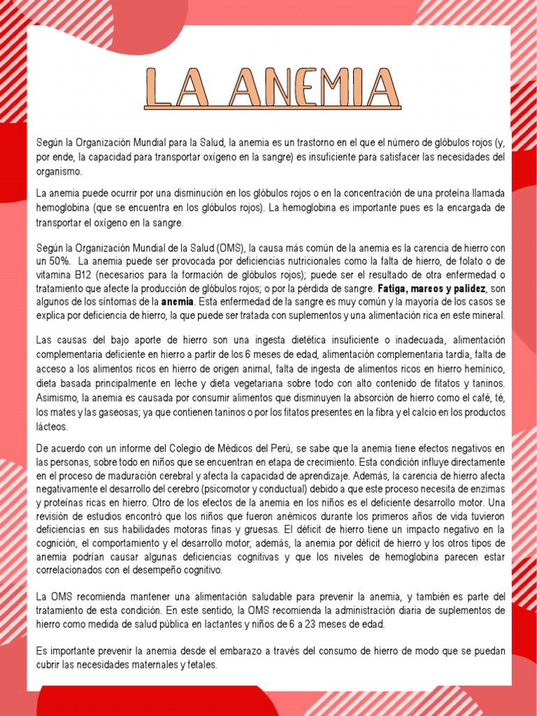 Anemia CT | PDF | Anemia | Glóbulo rojo