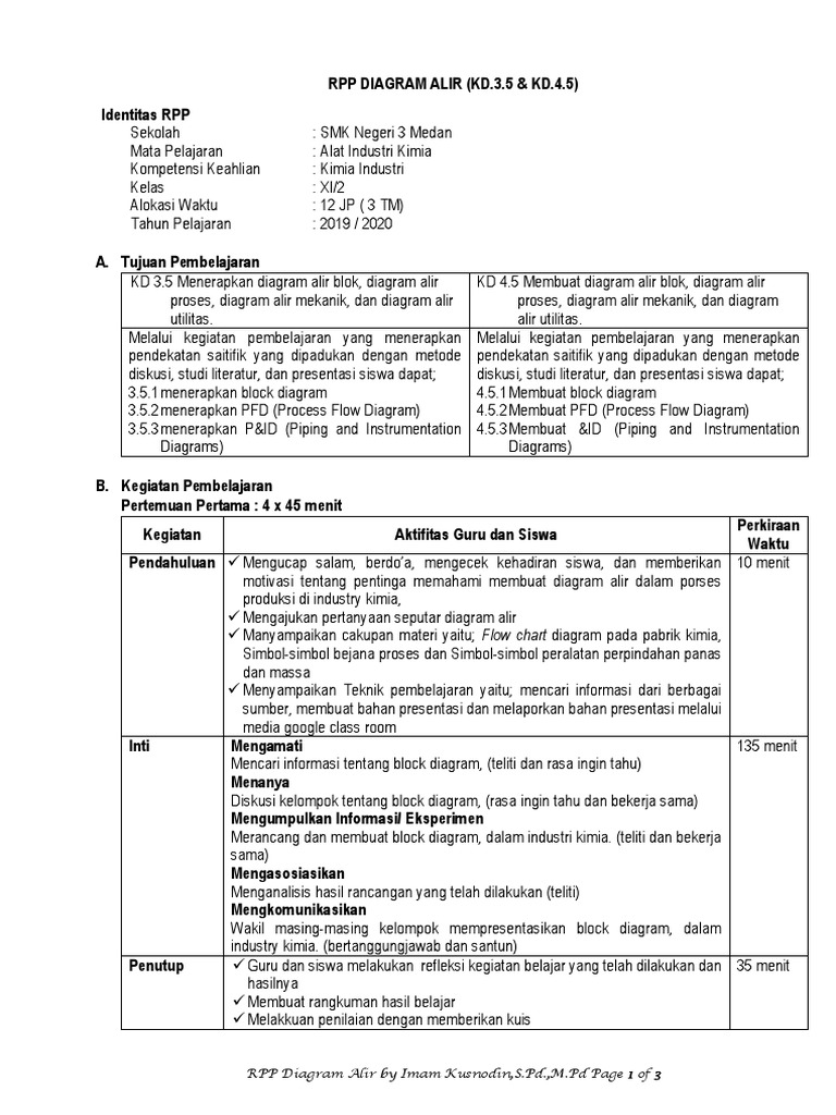 RPP Diagram Alir | PDF