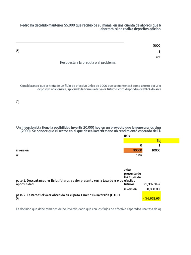 Ejercicios RESOLUCIÓN CASO 1 - Finanzas Estructurales 101 | PDF | Bonos ...