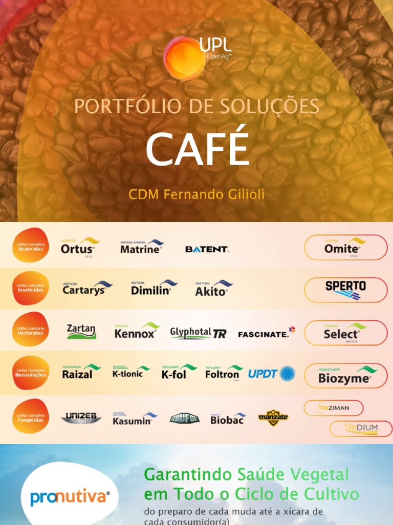 Apresentação Soluções UPL para Café - Posicionamentos Sem Vídeo em PDF ...