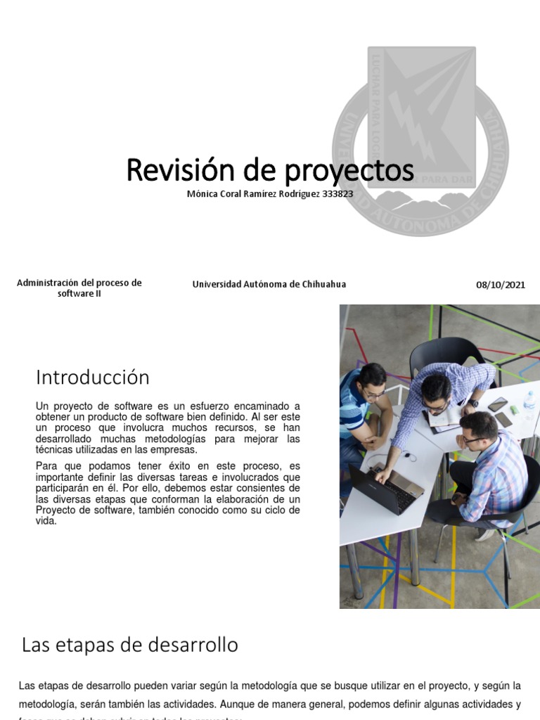 Revision de Proyectos | PDF | Software | Ingeniería de Sistemas