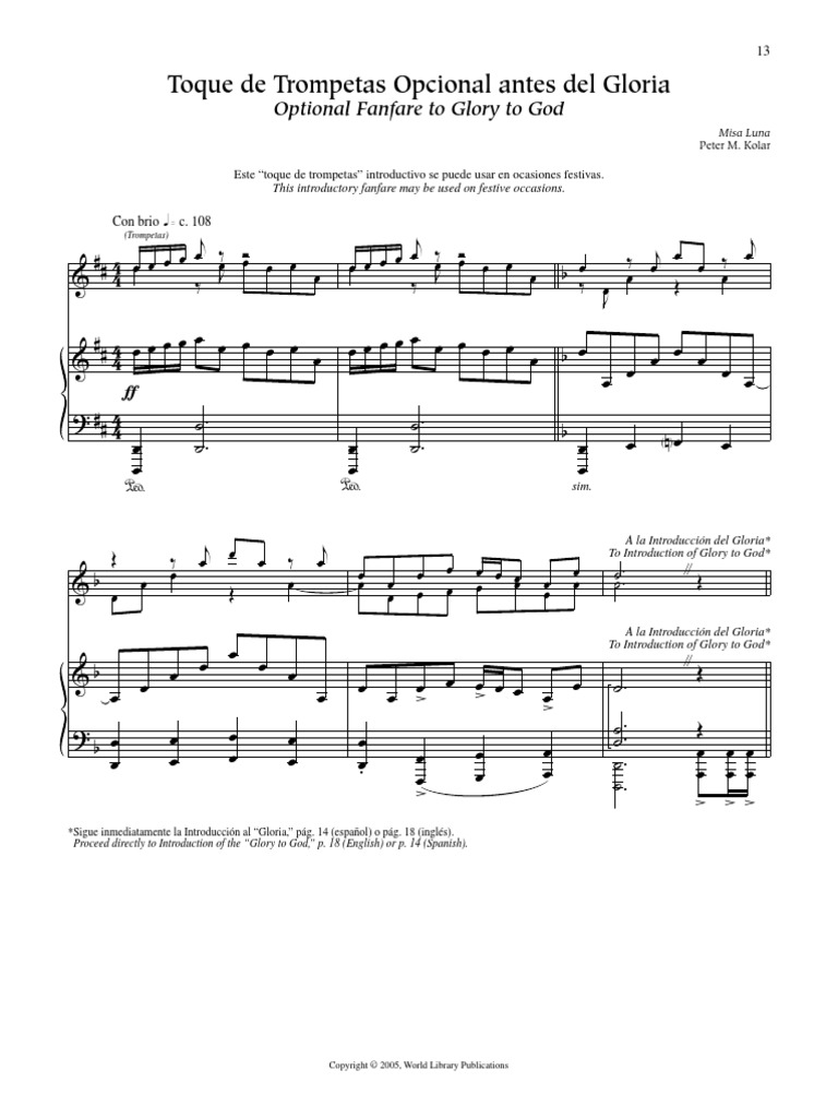 Gloria Misa Luna | PDF