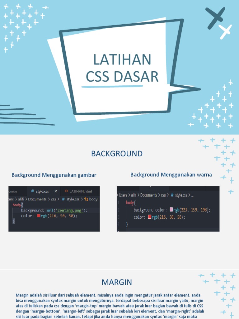 Latihan CSS Dasar | PDF