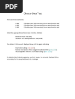 RHR I II III IV V: Chester Step Test Data Record Sheet | PDF