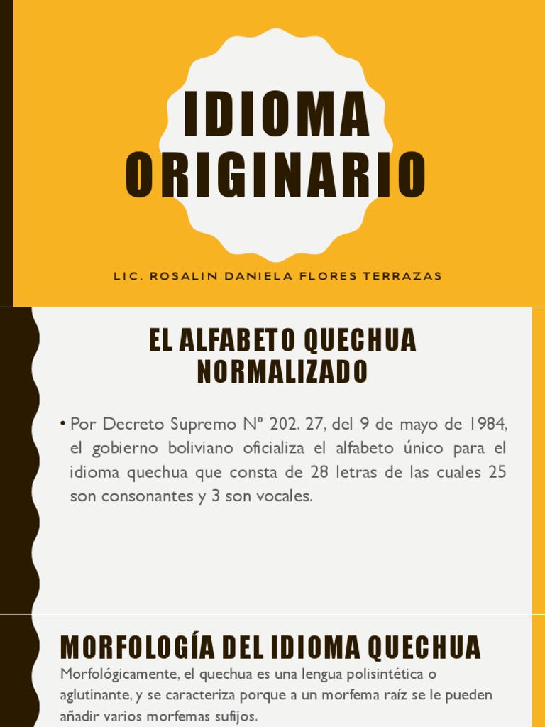 El Alfabeto Quechua | PDF | Escritura | Ortografía