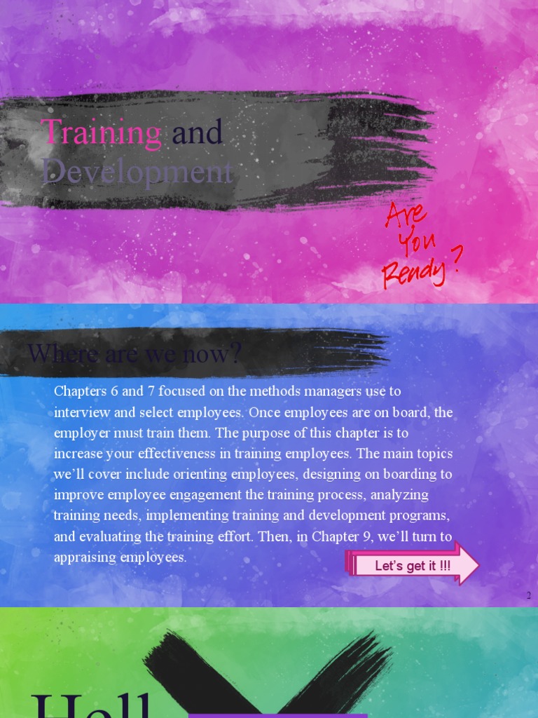 Chapter 8 Training and Developing Employees | PDF | Employment | Cognition