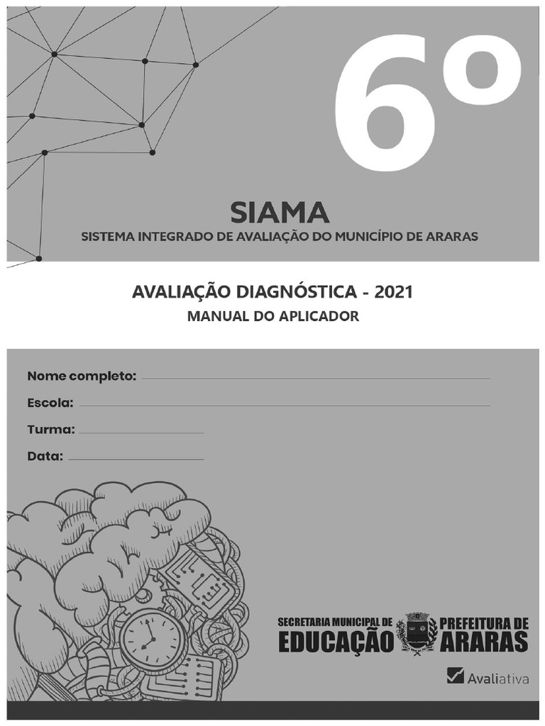 6ano Manual Aval Diag Mar21 Versaofinal | Download grátis PDF | Atletismo (esporte) | Números