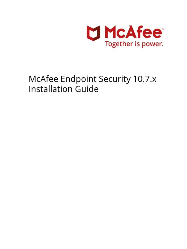 Endpoint Security 10.7.x Installation Guide Windows - en Us | PDF | Software Repository ...