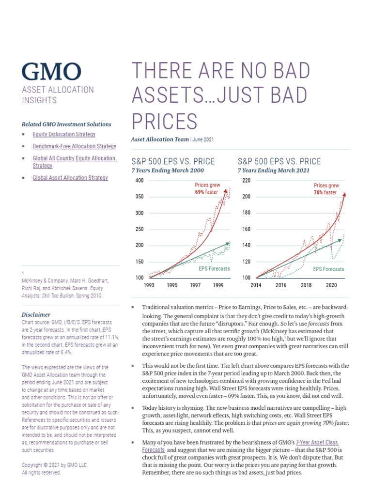 There Are No Bad Assets - 6-21 | PDF | Market (Economics) | Corporations
