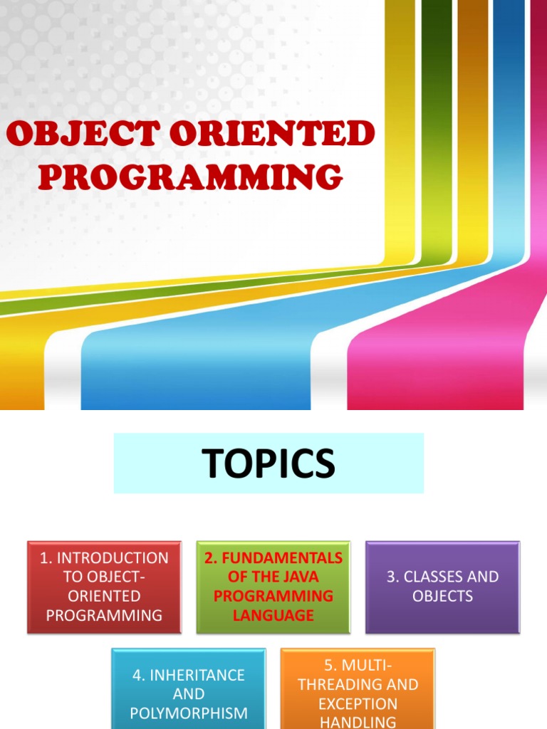Topik 2 | Download Free PDF | Java (Programming Language) | Object Oriented Programming