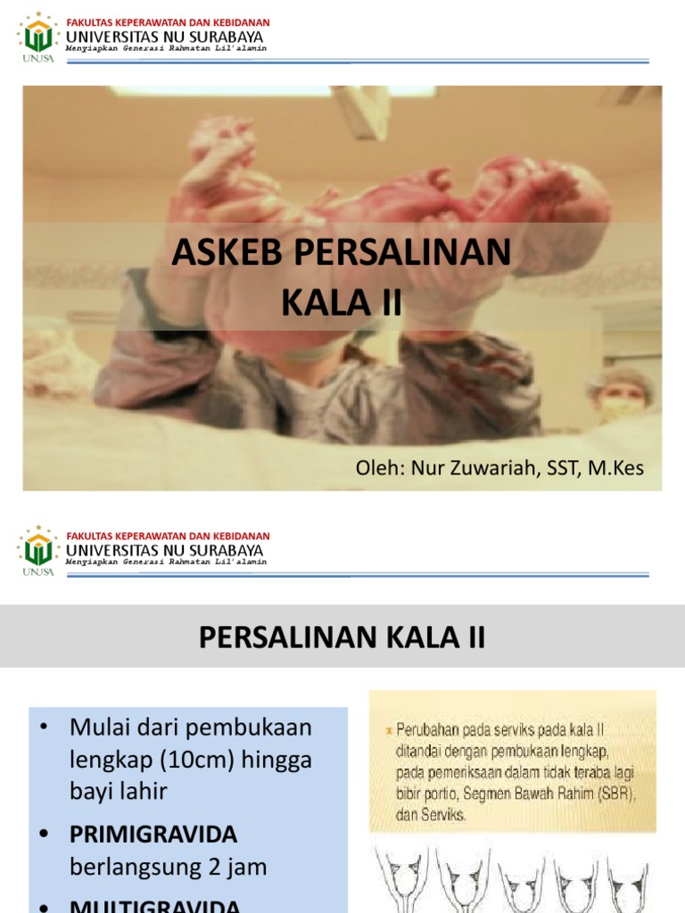 D-3 PPT Askeb Persalinan Kala II | PDF