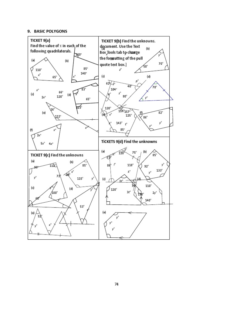 Chapter 9 Basic Polygons | PDF | Polygon | Euclidean Geometry