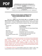 Draft Contoh CCO Dan Justifikasi Teknis | PDF | Teknologi & Rekayasa