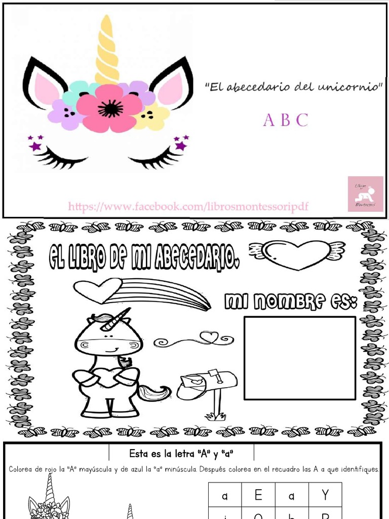 Abecedario Del Unicornio | PDF | Caso de carta | Convenciones de nombres