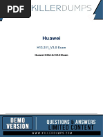 Huawei HCIA AI AI ILearning Certification Final Exam Answers Written ...