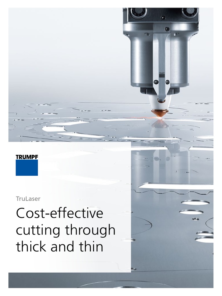 TRUMPF 2D Laser Cutting Machines Brochure en | PDF | Sheet Metal | Laser