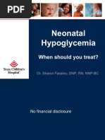 Neonatal Energy Triangle Part 1 | PDF | Hypoglycemia | Health Sciences
