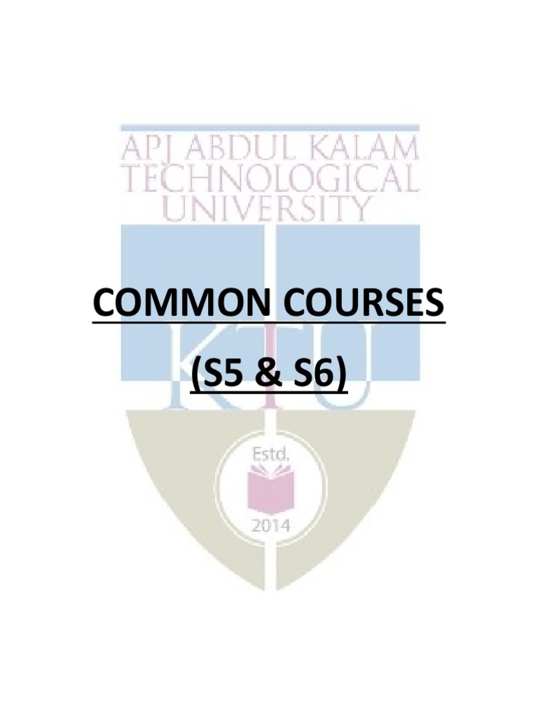 Common Courses | PDF | Emergency Management | Economics