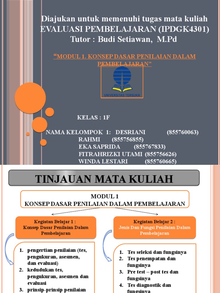 EVALUASI OKE KEL. 1 REVISI OKE Dan Soal | PDF