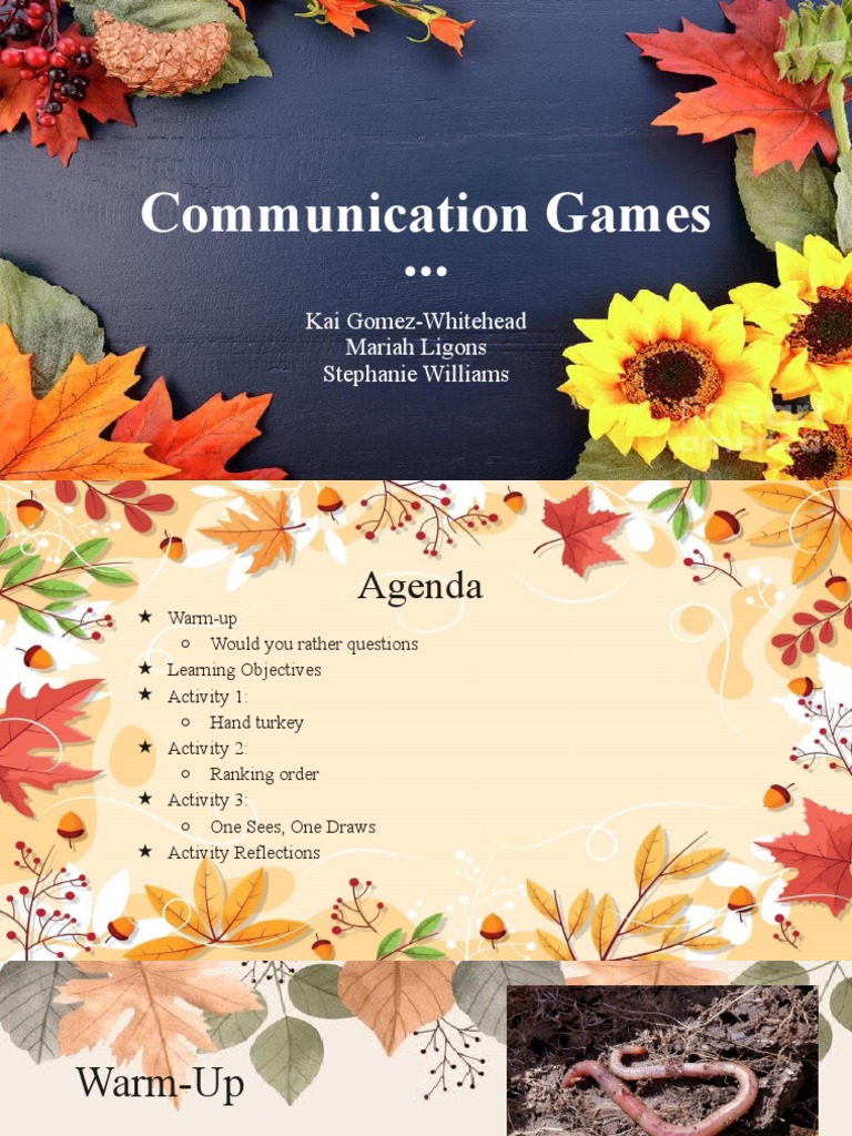 Engaging Communication Games for Classrooms | PDF | Career & Growth ...