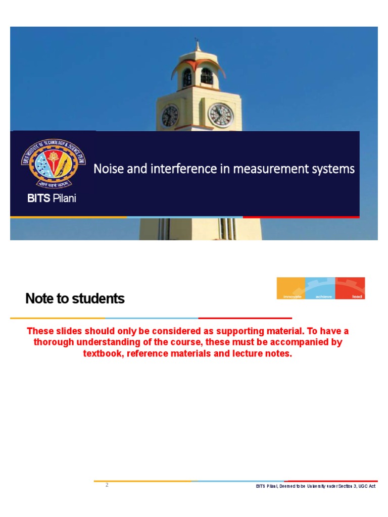 Noise and Interference | PDF | Signal To Noise Ratio | Signal Processing