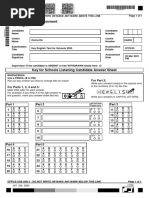 PET Answer Sheet LISTENING 2020 | PDF | Educational Assessment And Evaluation | Learning