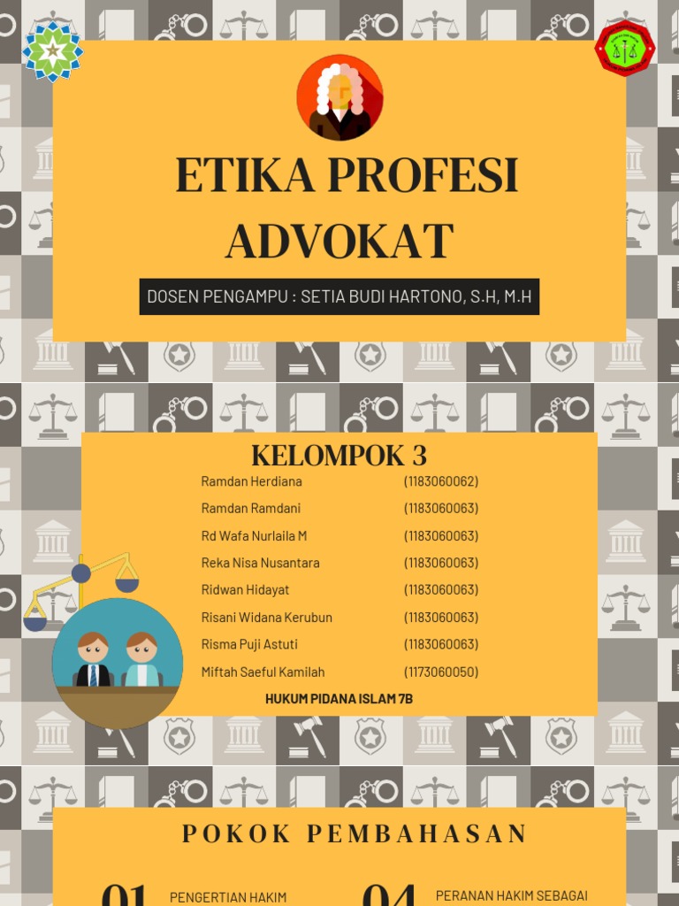 Kel 7 - Etika Profesi Hakim - Eph | PDF
