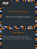 Remediation 2 Geometric Sequence Geometric Mean Geometric Series | PDF ...