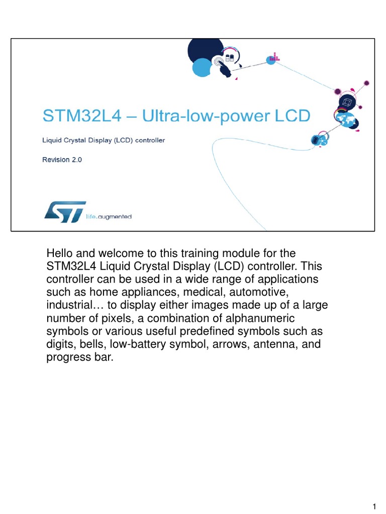 En Stm32l4 Peripheral Lcd Pdf Liquid Crystal Display Capacitor 