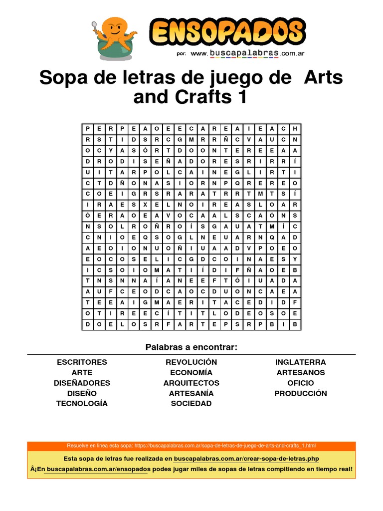 Sopa de Letras | PDF | Estética | Las artes