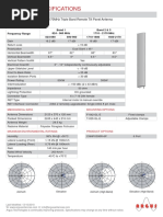 5UPX0805F (5 Beams 10 Port 850) PDF | PDF | Antenna (Radio) | Decibel