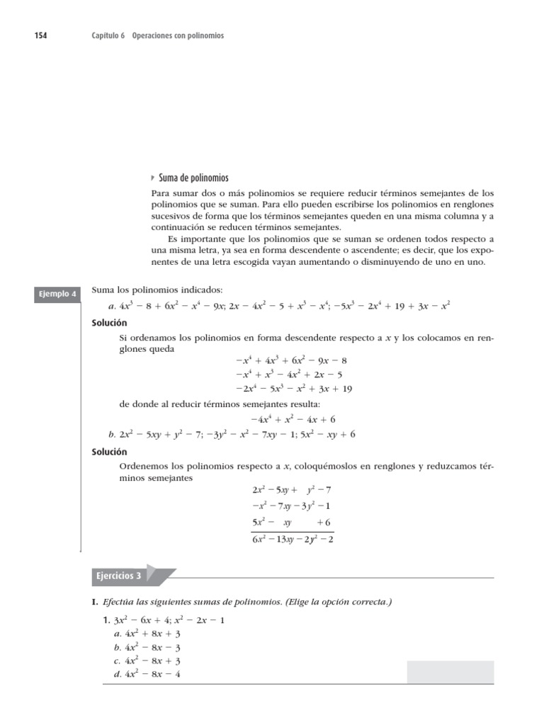 U2.T4. Ejercicios Álgebra | PDF | Aritmética | Matemáticas